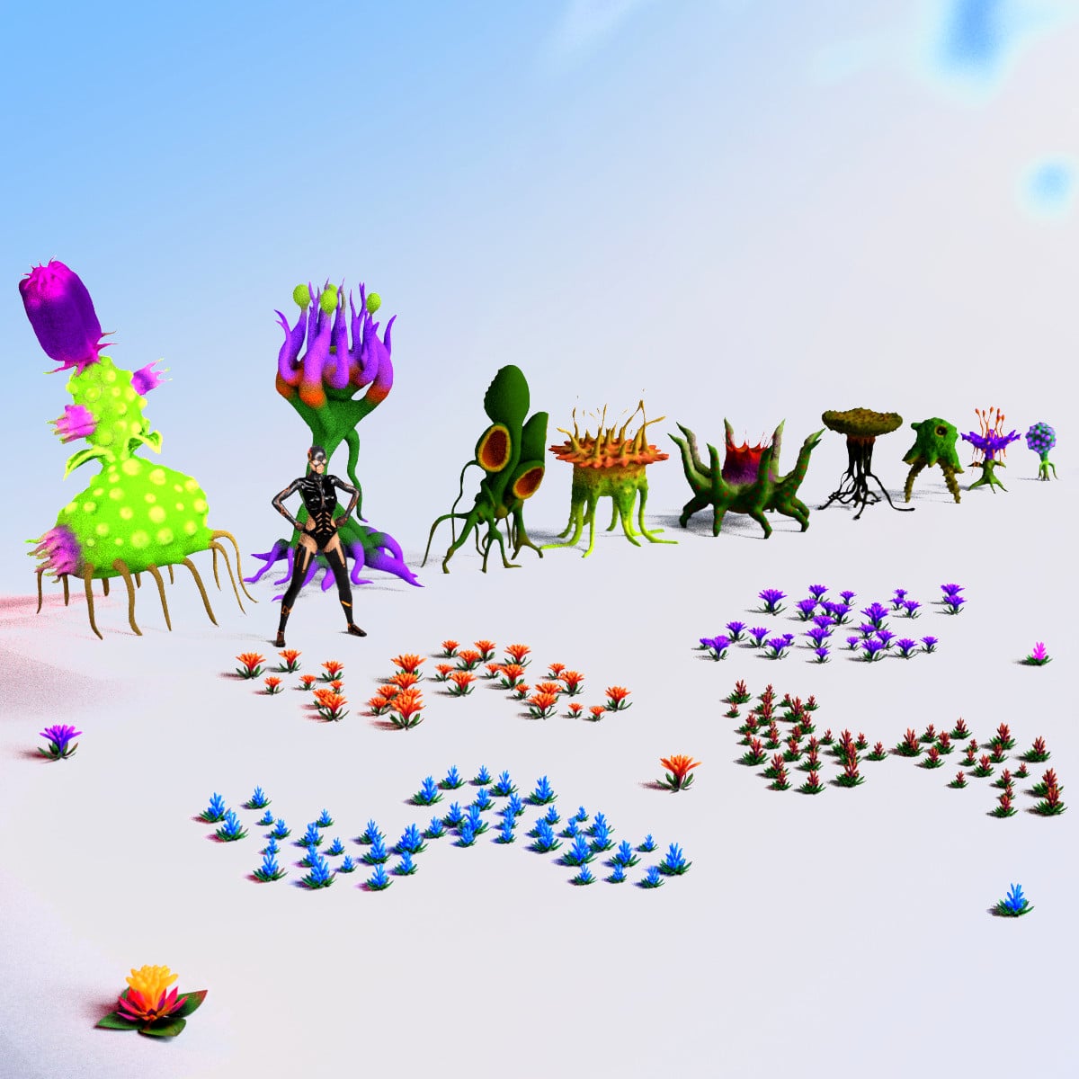My Aliens Plants for Iray | Daz 3D
