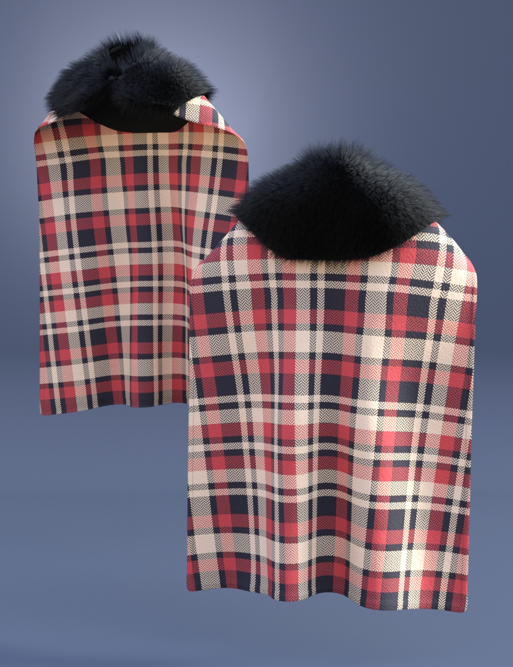 Classic Fur Cape Fashion Textures | Daz 3D