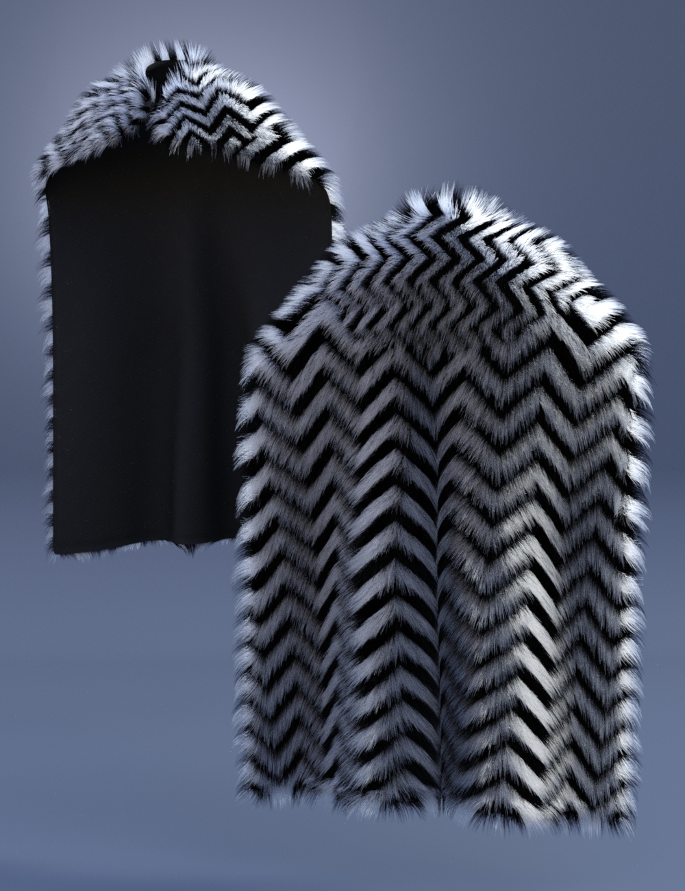 Classic Fur Cape Fashion Textures | Daz 3D