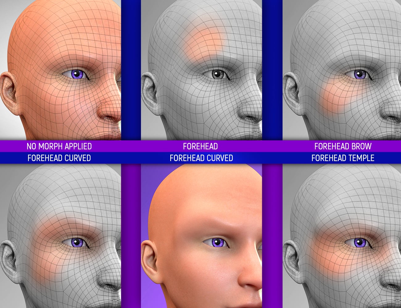 Face Bruises Morphs for Genesis 3 and 8 Male(s) | Daz 3D