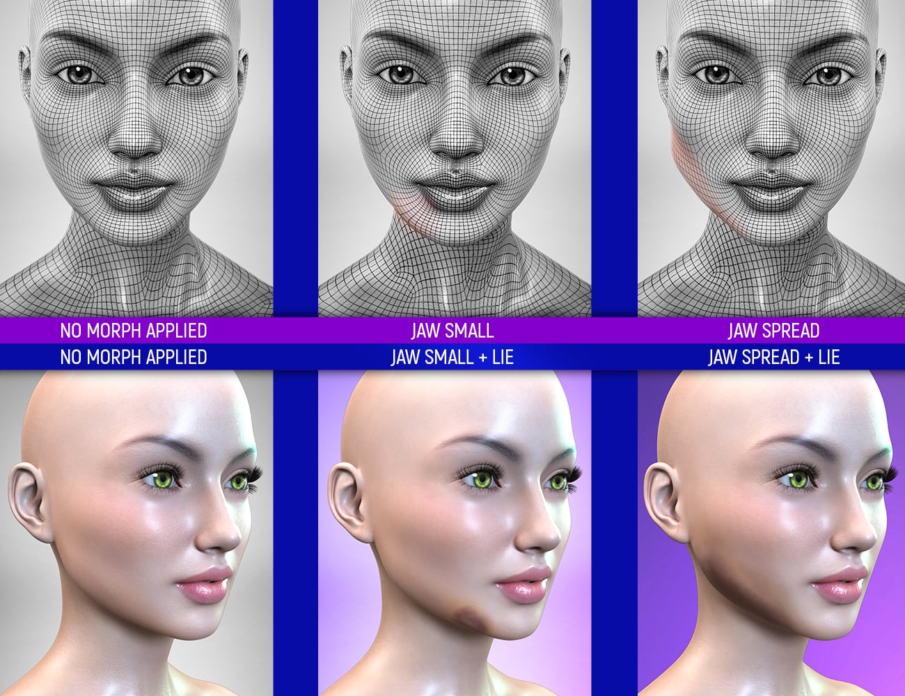 Face Bruises Morphs for Genesis 3 & 8 Female(s) | Daz 3D