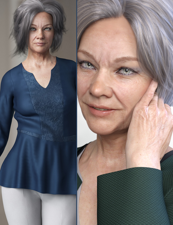 Frida Character, Clothing and Hair Bundle | Daz 3D