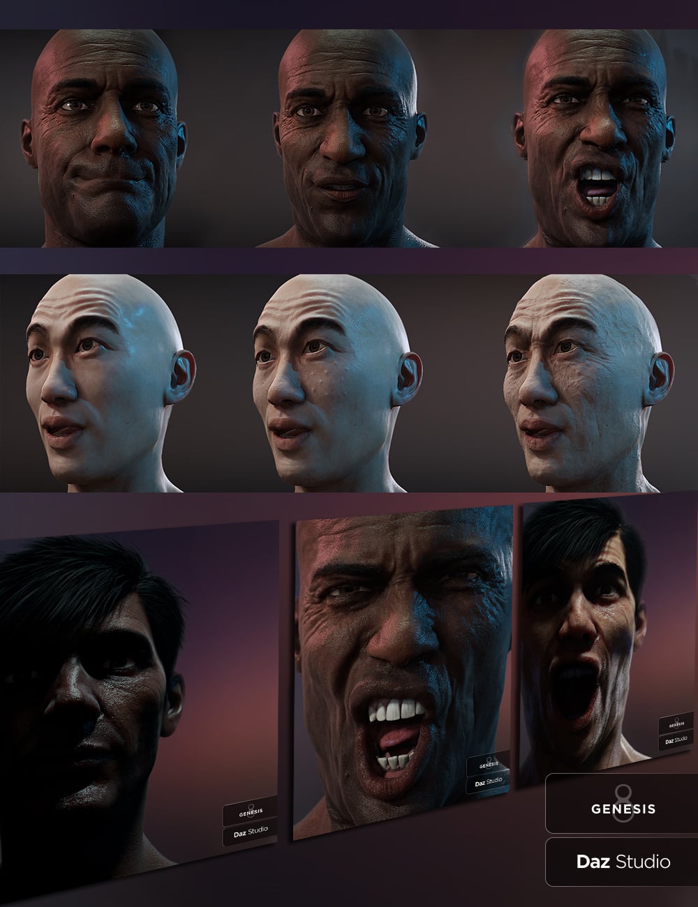 Auto Face Enhancer Genesis 8 Male(s) Bundle | Daz 3D