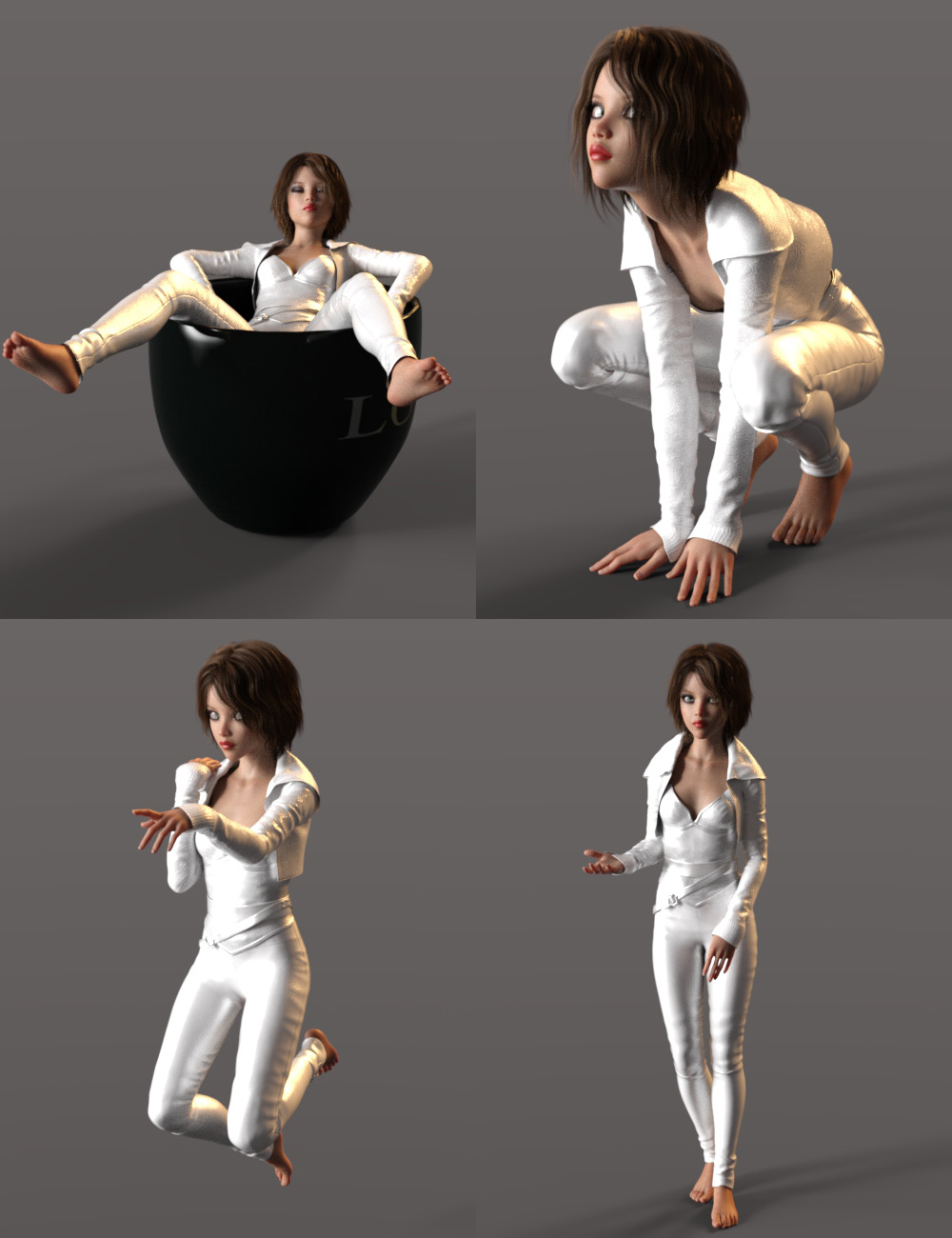 Fallen Angel Poses for Rynne 8 | Daz 3D