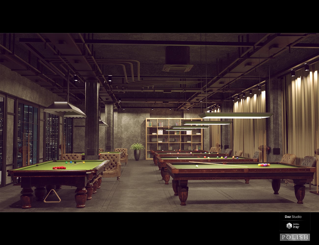 Weekend Pool Room | Daz 3D