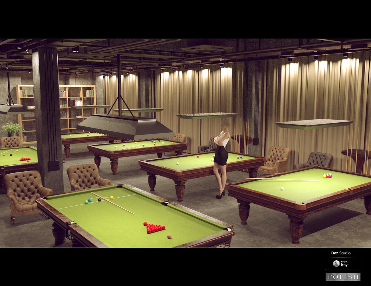 Weekend Pool Room | Daz 3D