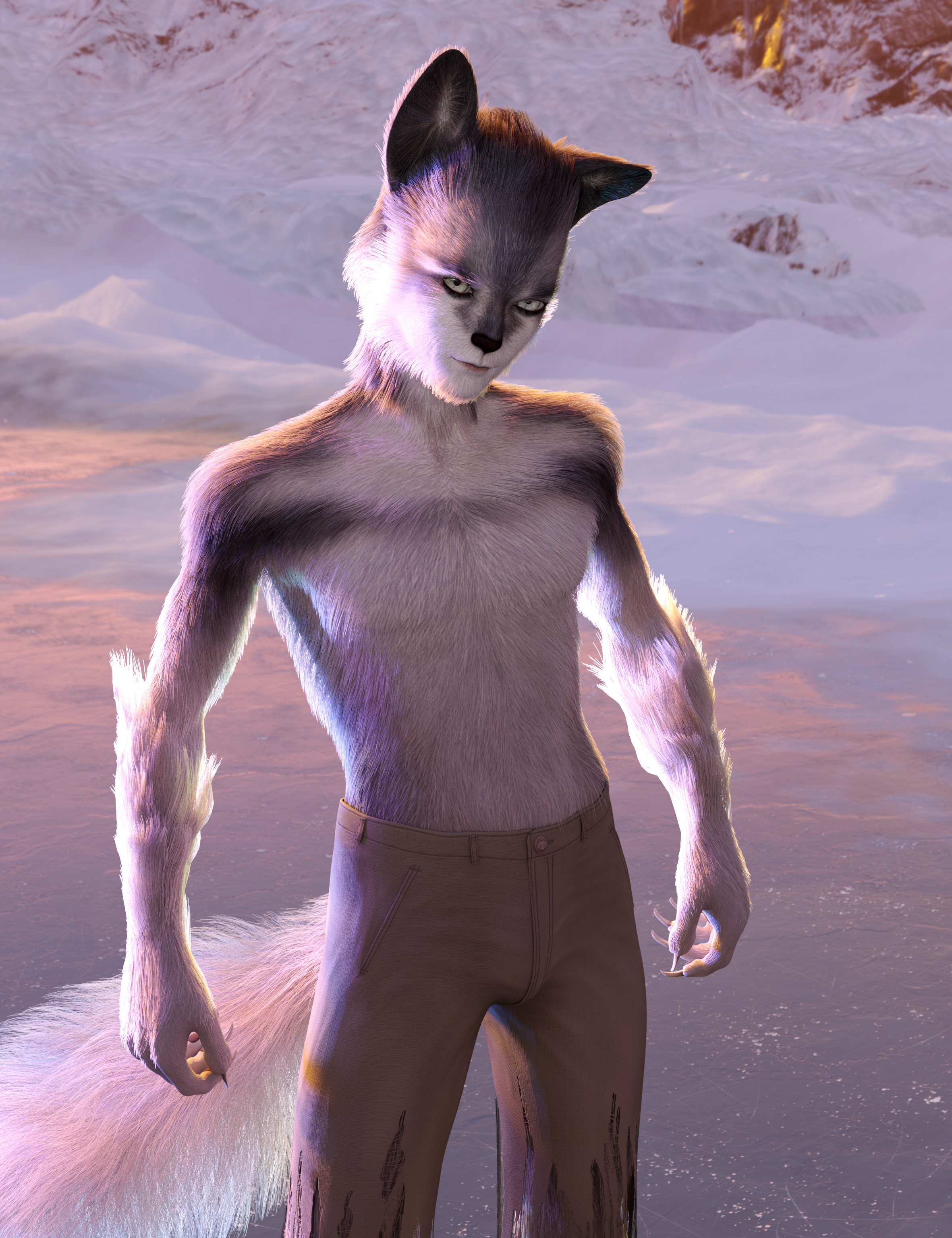 Wolfie and Sly Fox for Genesis 8 Male | Daz 3D