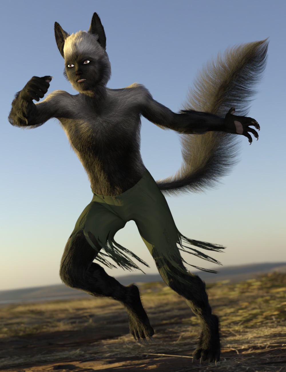 Wolfie and Sly Fox for Genesis 8 Male | Daz 3D