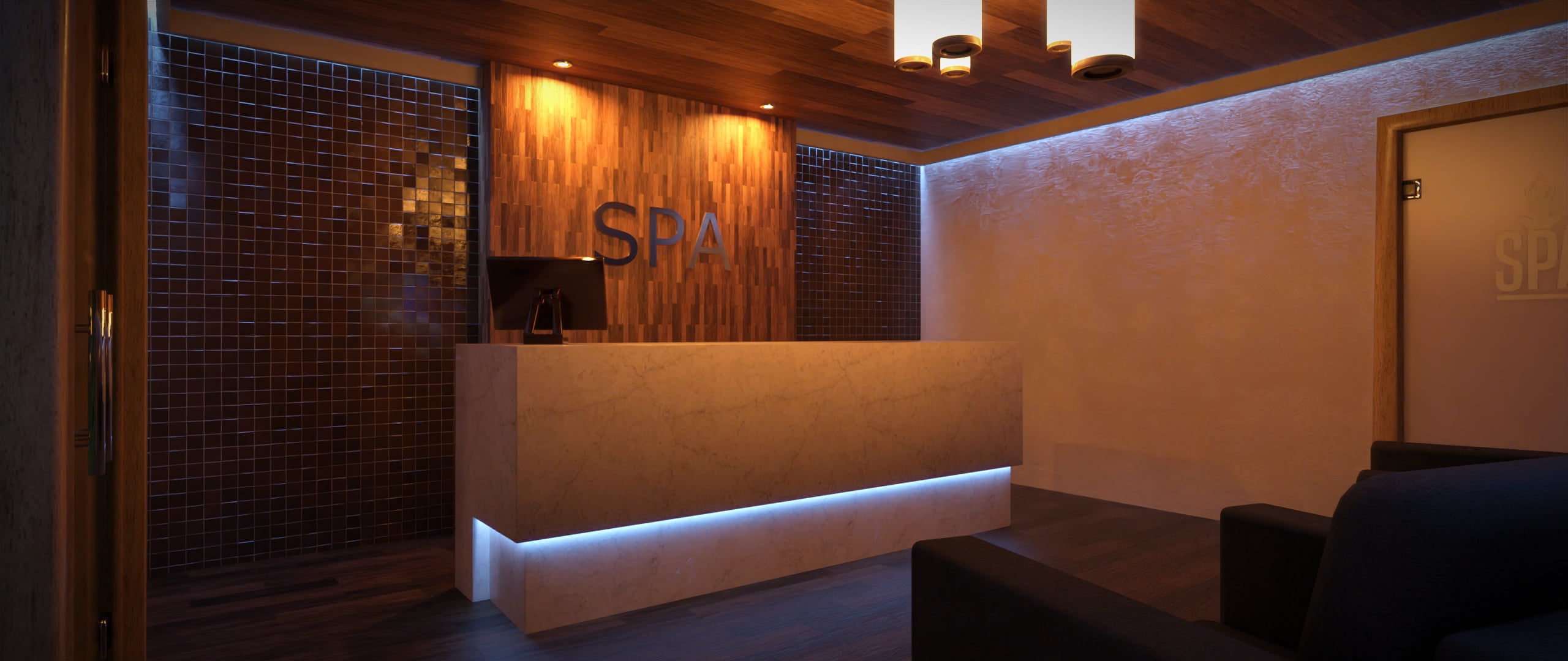 RL Sauna and Reception | Daz 3D