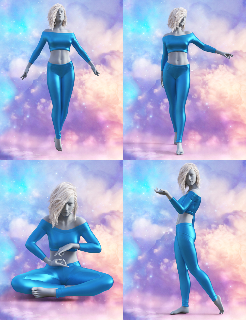 My Fantasy Poses n Prop for Genesis 3 and 8 Female | Daz 3D