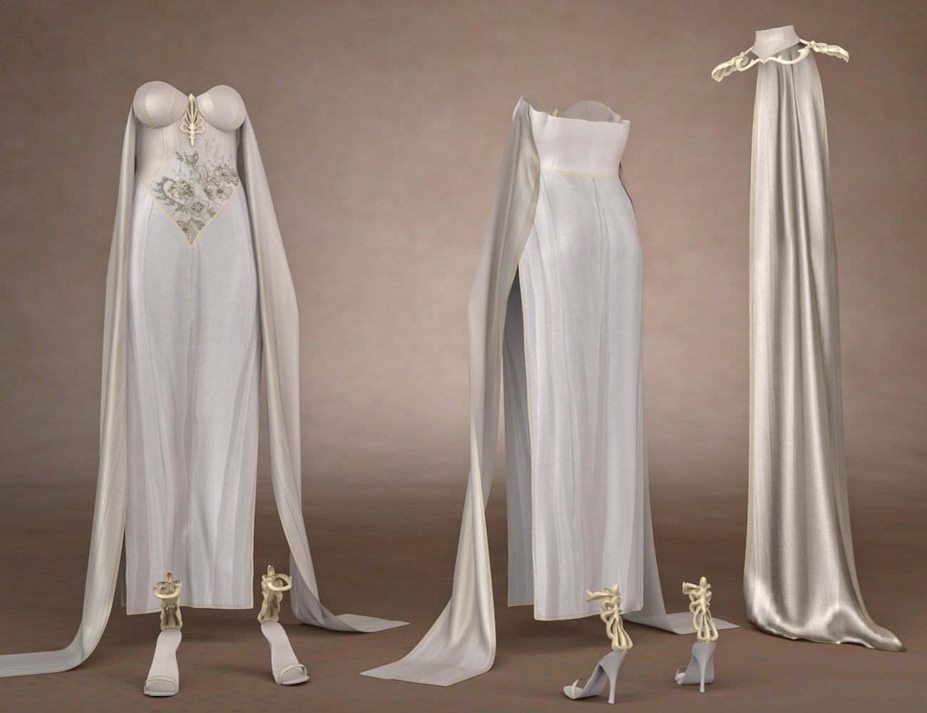 dForce Fantasy Cape Outfit Textures | Daz 3D