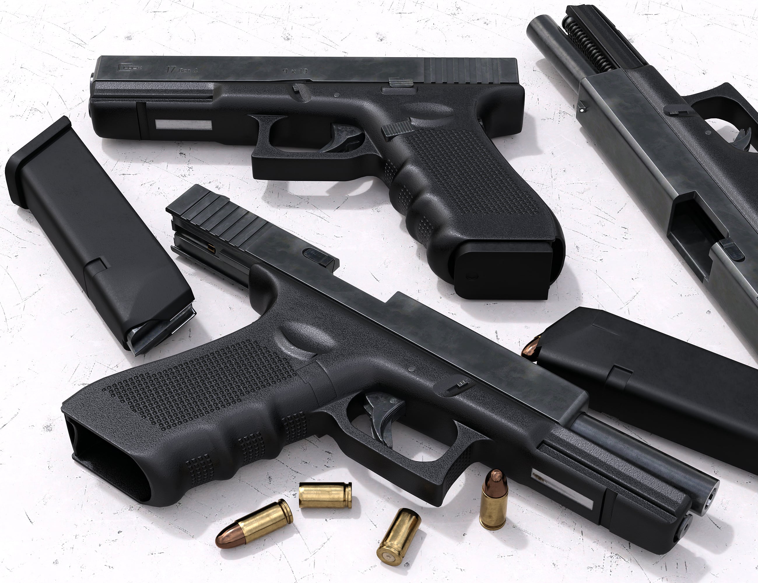 Modern Handguns | Daz 3D