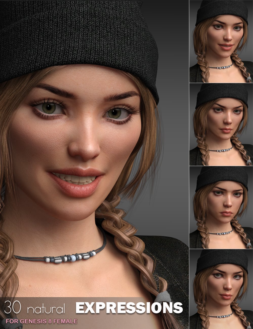 P3D Soft Expressions for Genesis 8 Female(s) | Daz 3D