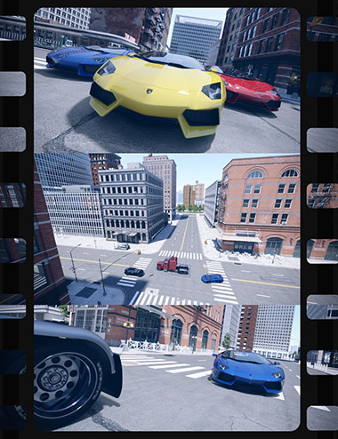 50 HDRIs - Movie Maker Iray - Metropolis Day | Daz 3D