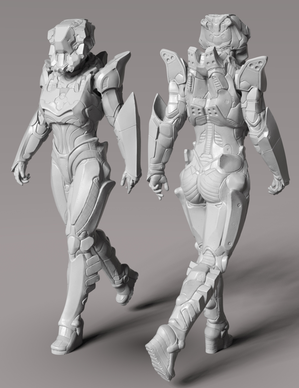 A.N.T.S Armored Nano Tech Suit for Genesis 8 Female | Daz 3D