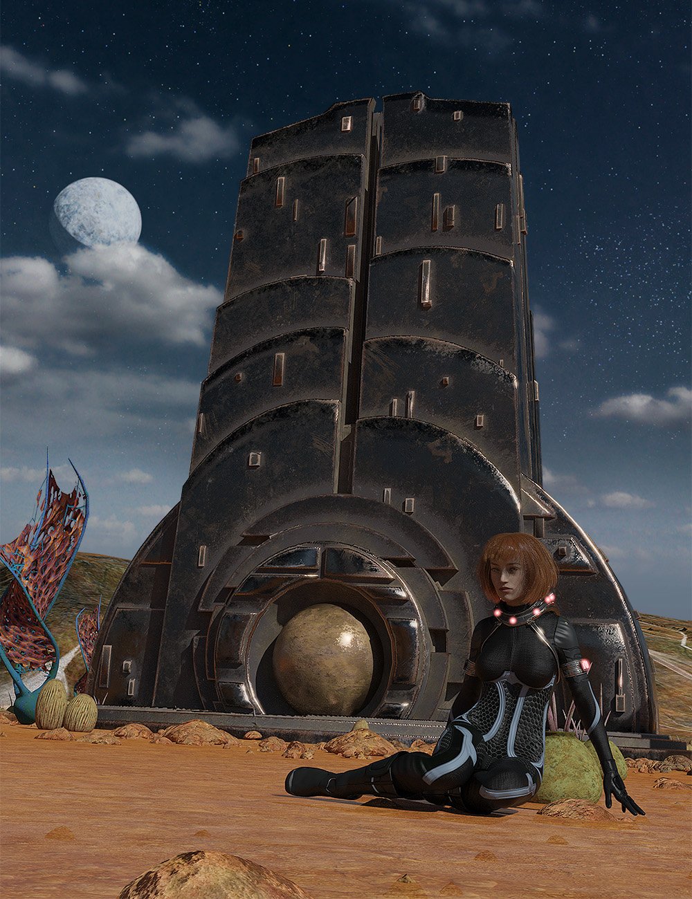 Ancient Alien Monoliths | Daz 3D