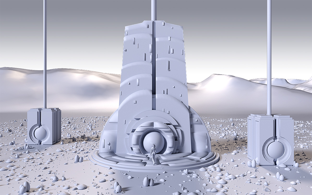 Ancient Alien Monoliths | Daz 3D