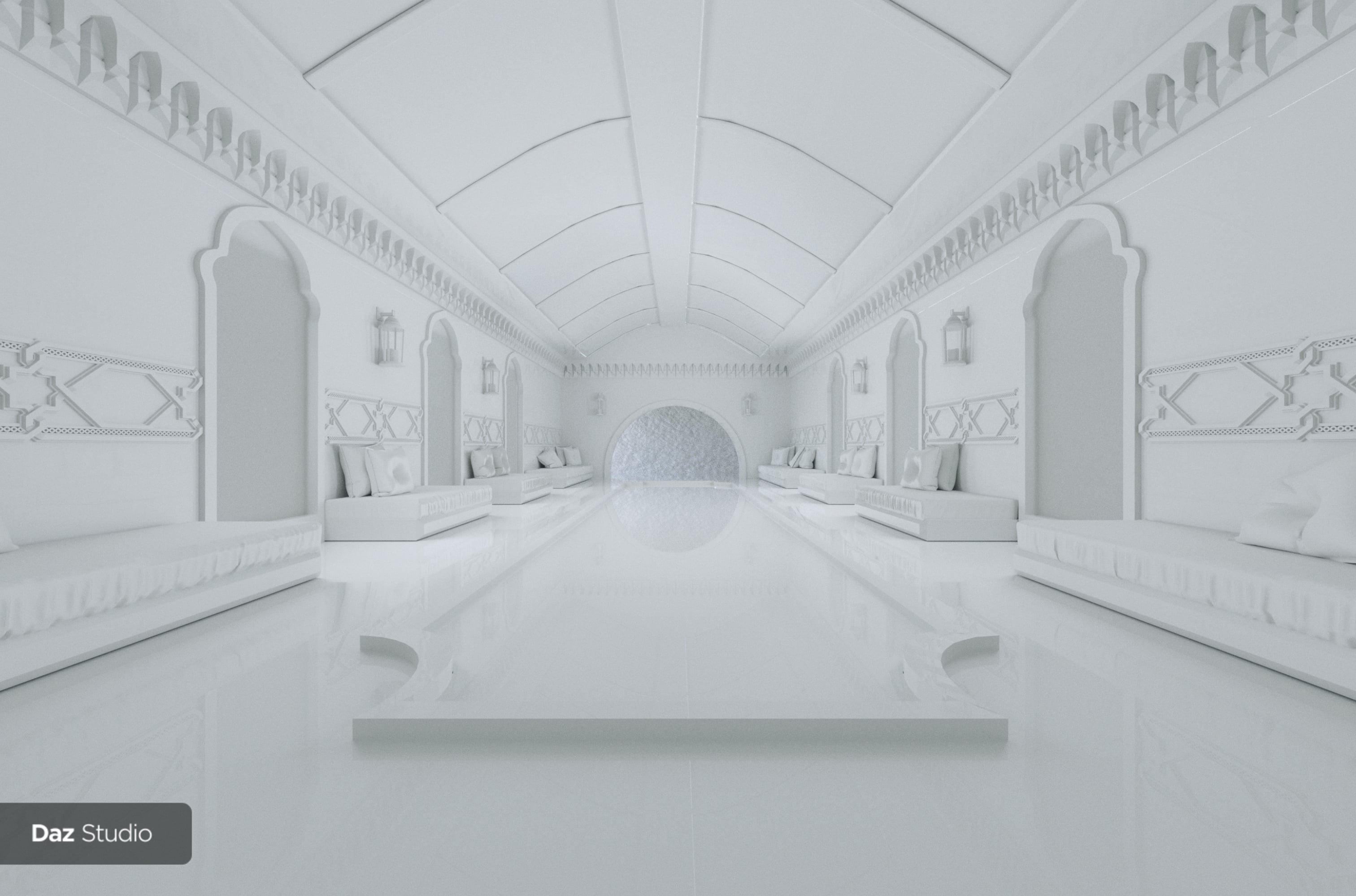 Arabic Hall | Daz 3D