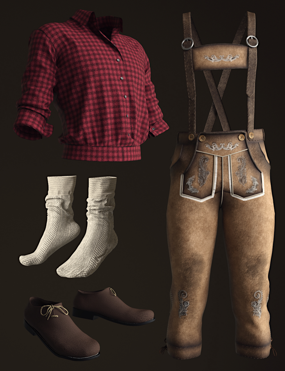 Dion Character, Hair, and Clothing Bundle | Daz 3D