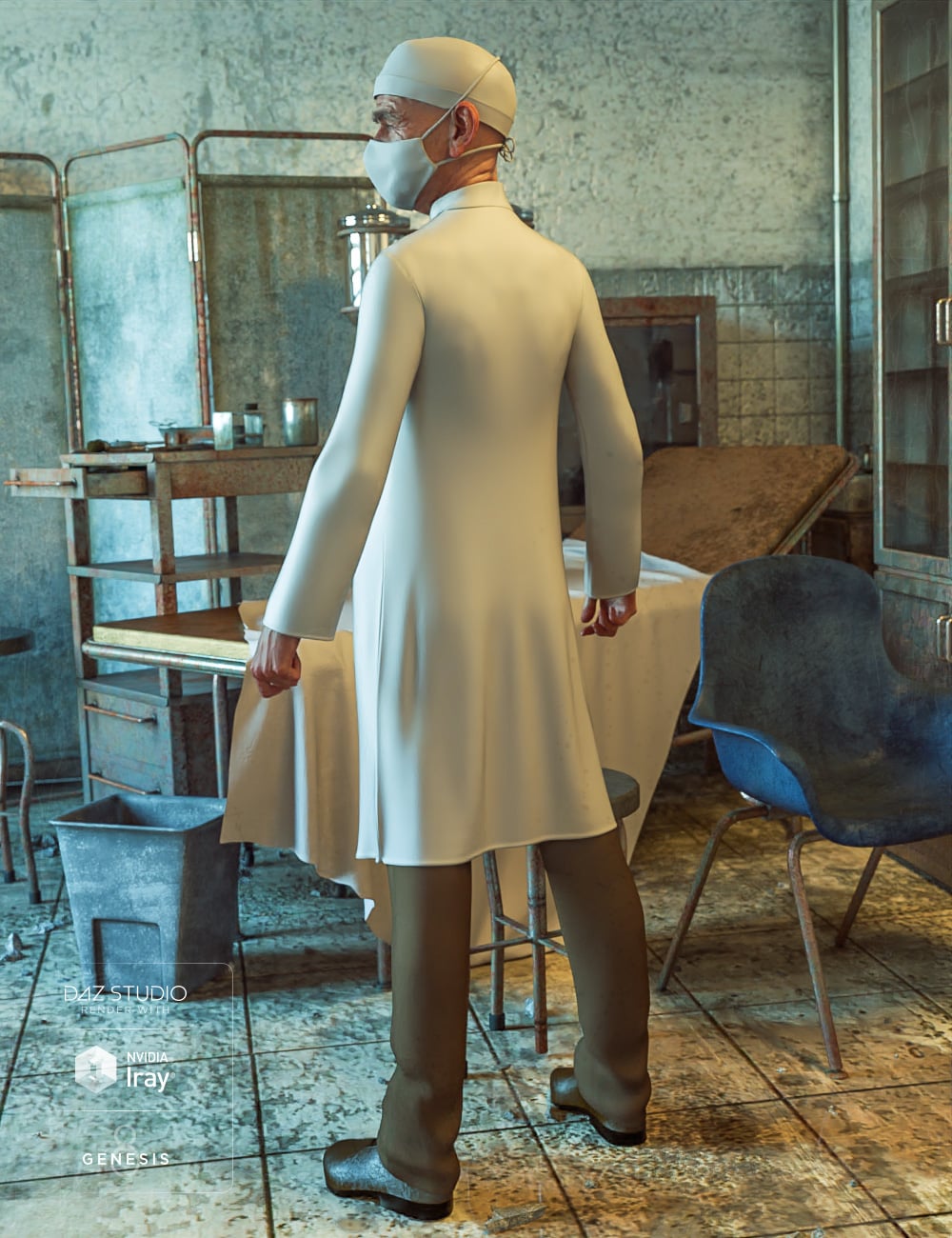 dForce Vintage Doctor For Genesis 8 Male(s) | Daz 3D