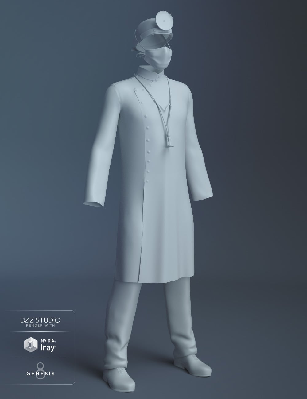dForce Vintage Doctor For Genesis 8 Male(s) | Daz 3D