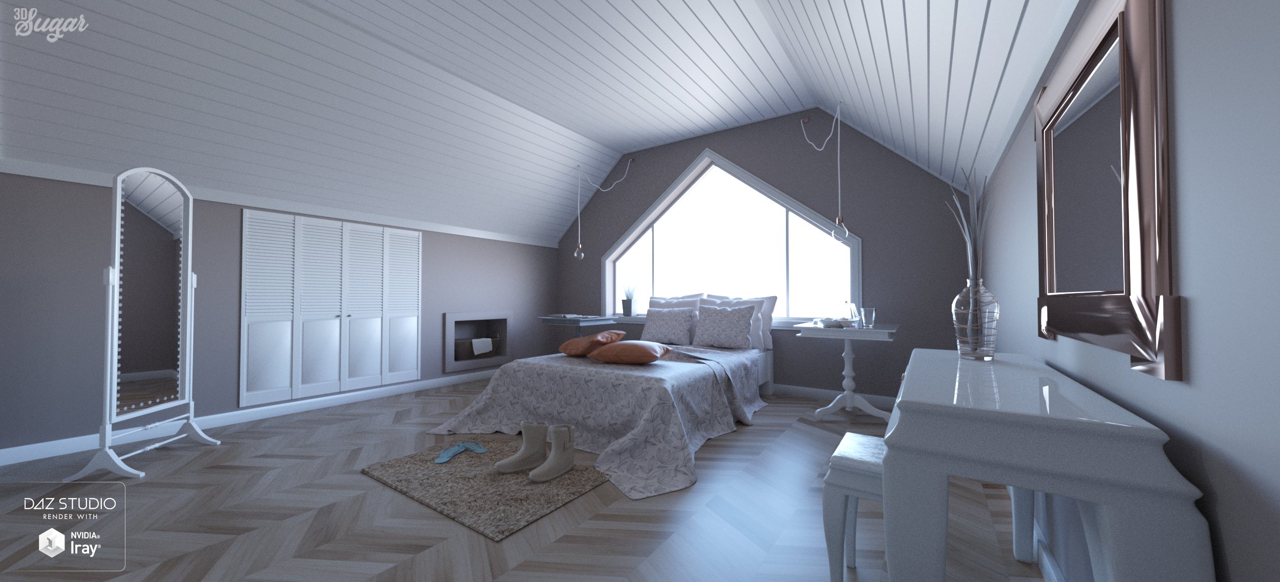 Classy Room Environment and Poses | Daz 3D