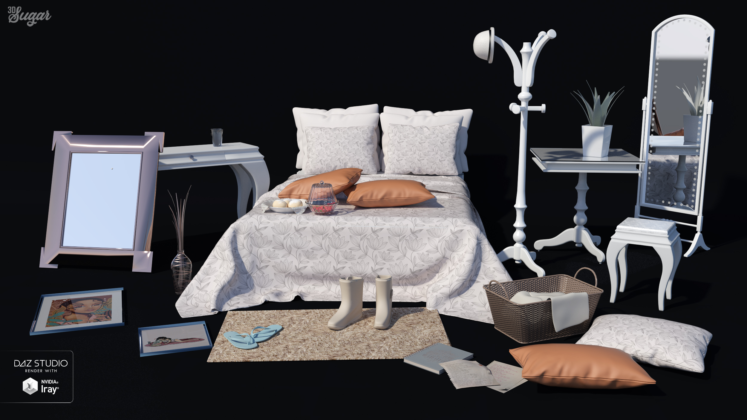 Classy Room Environment and Poses | Daz 3D