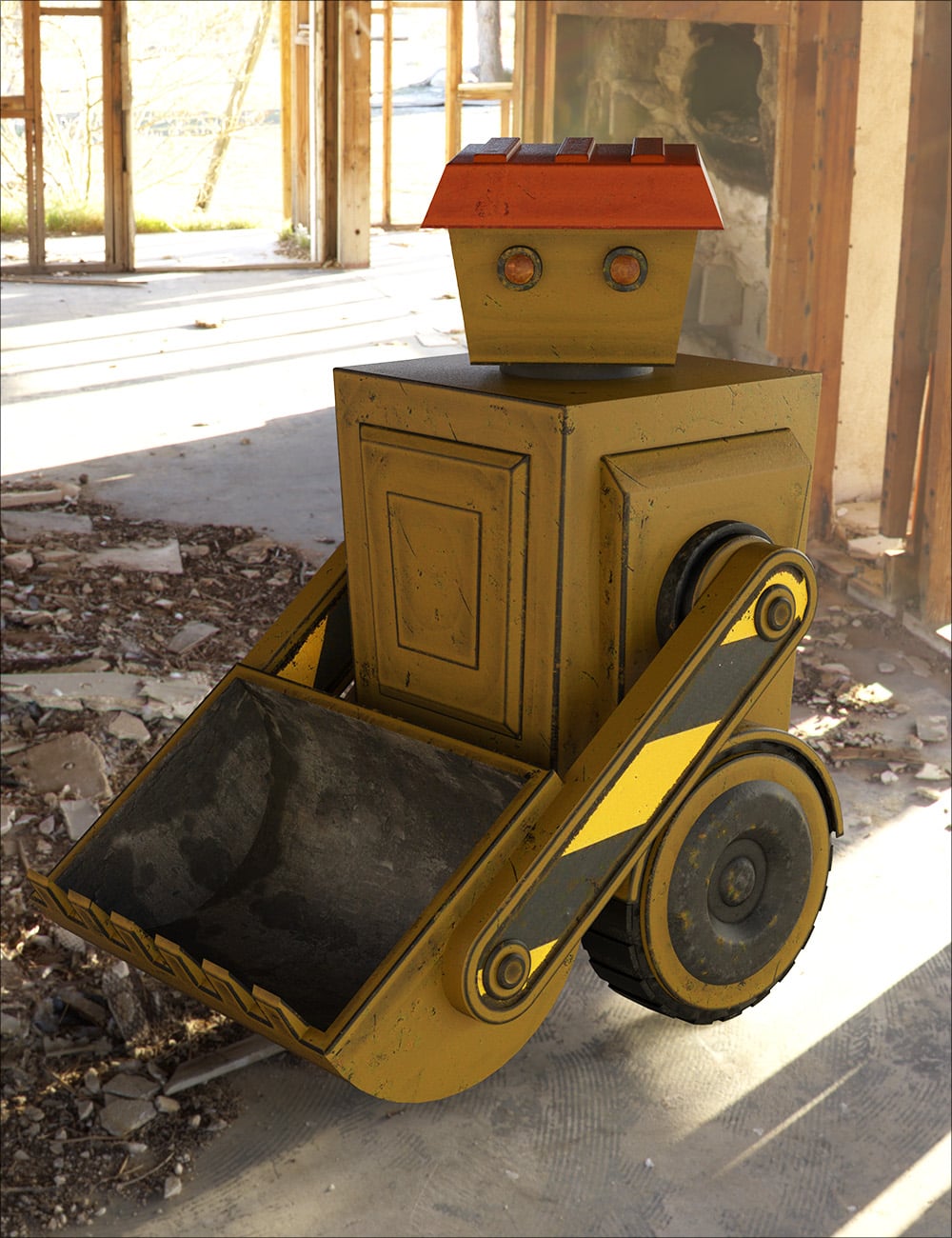 Construction Bot | Daz 3D