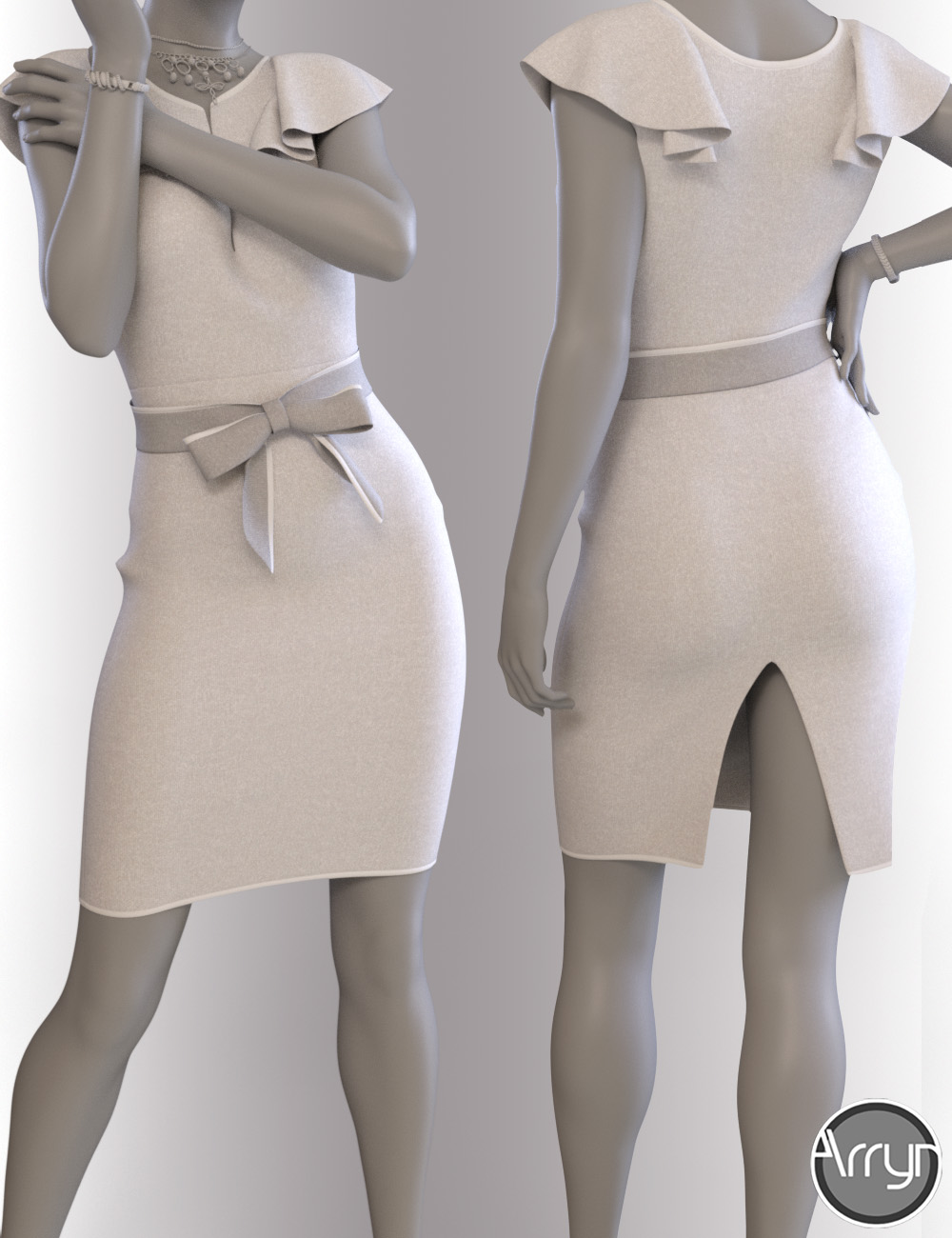 Dforce Claire Cocktail Dress Outfit For Genesis 8 Female S Daz 3d