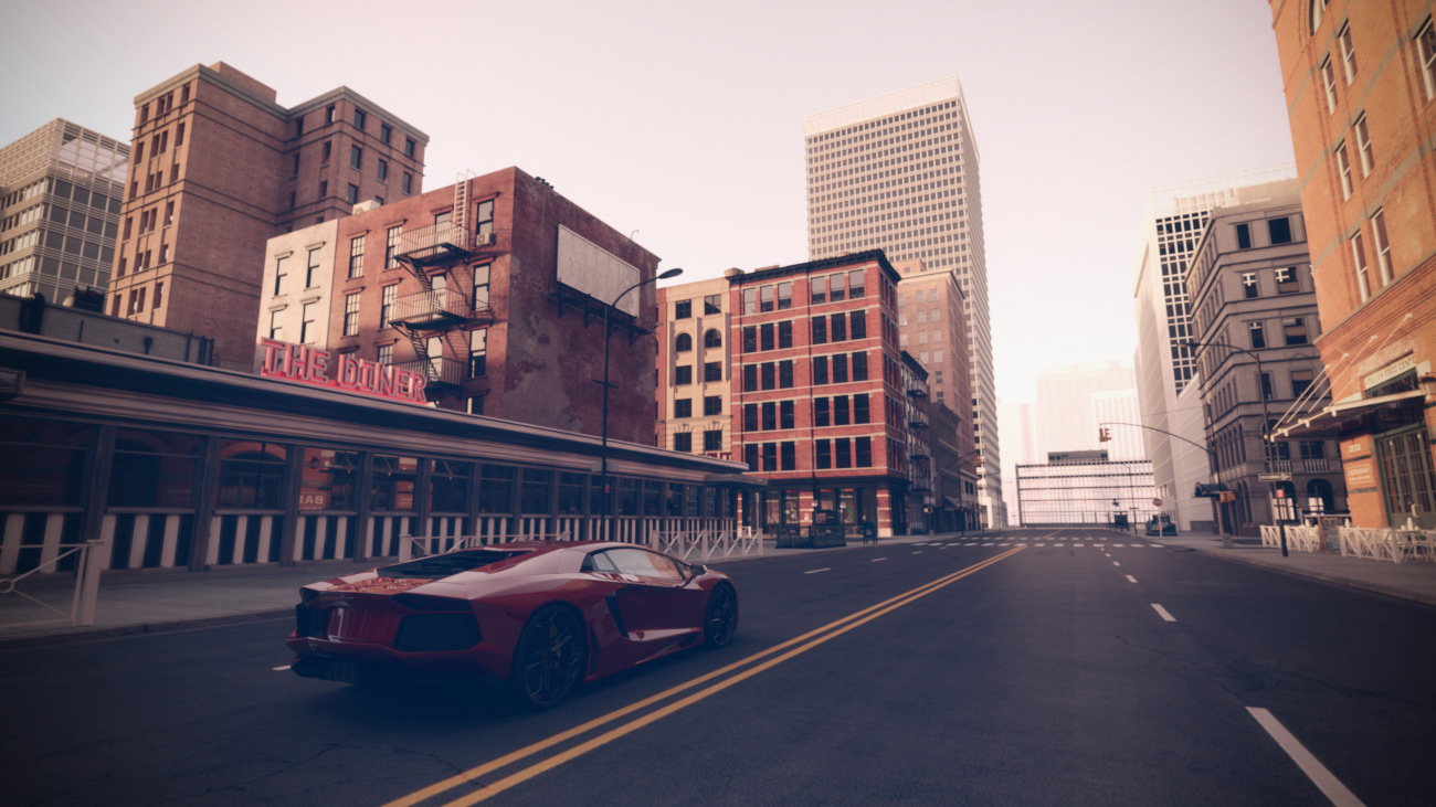 50 HDRIs - Movie Maker Iray - Metropolis Sunset | Daz 3D