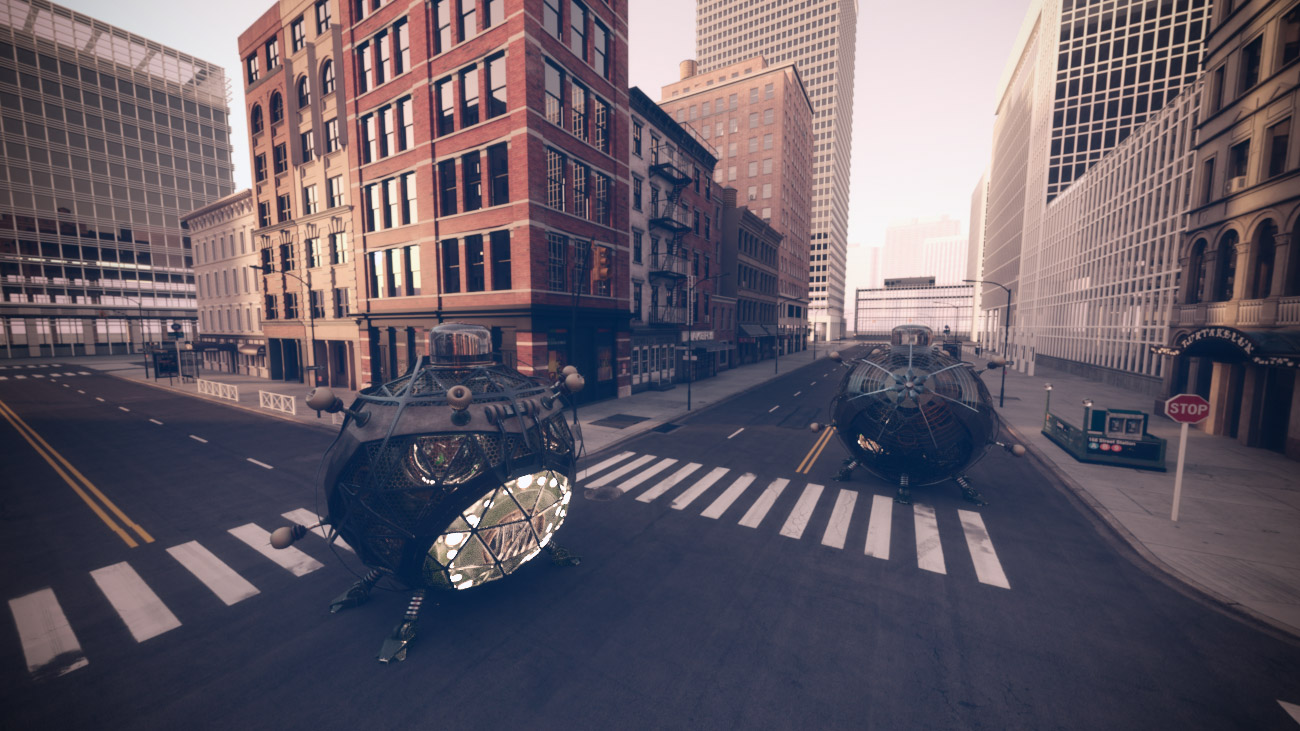 50 HDRIs - Movie Maker Iray - Metropolis Sunset | Daz 3D