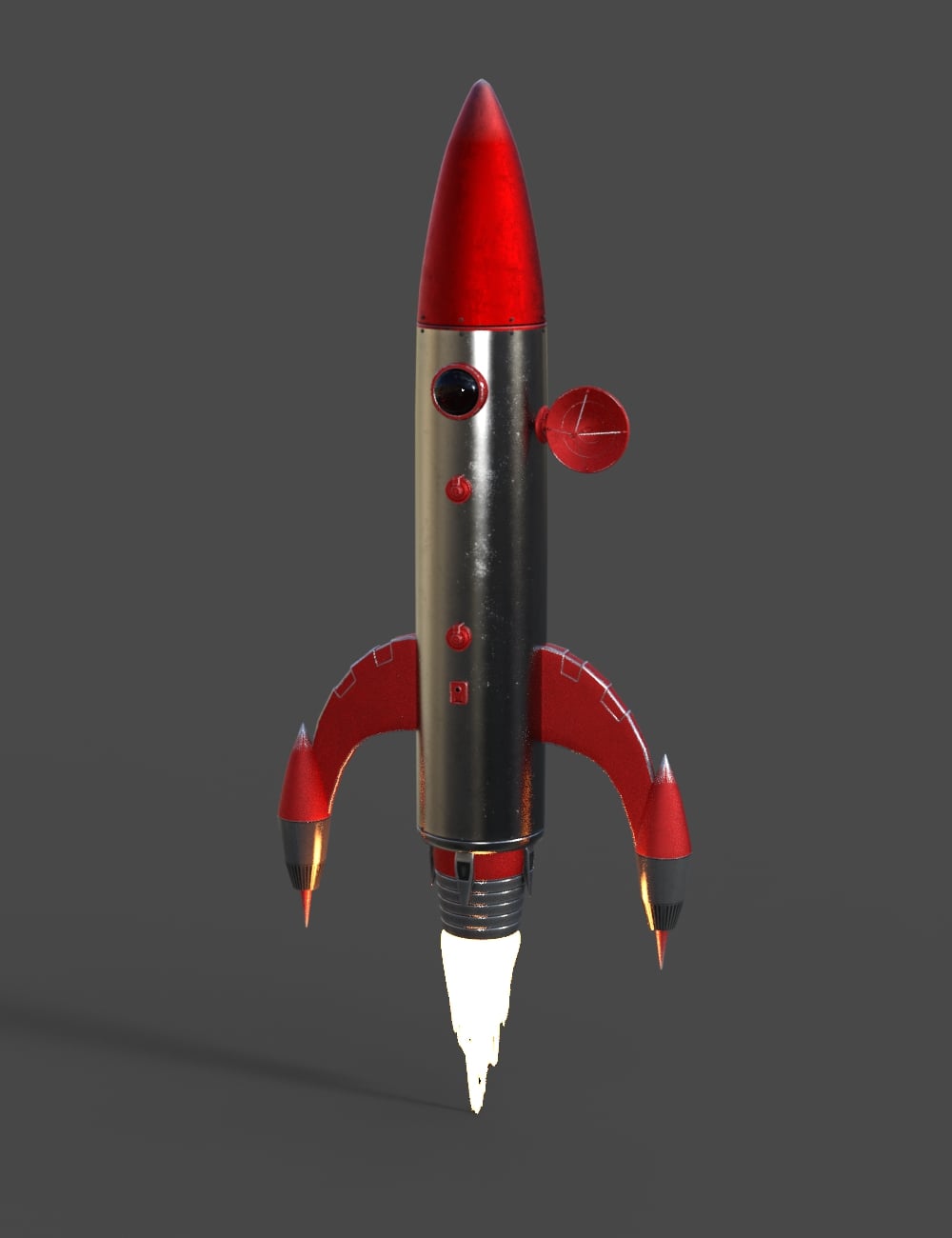 Modular Retro Starship Kit | Daz 3D