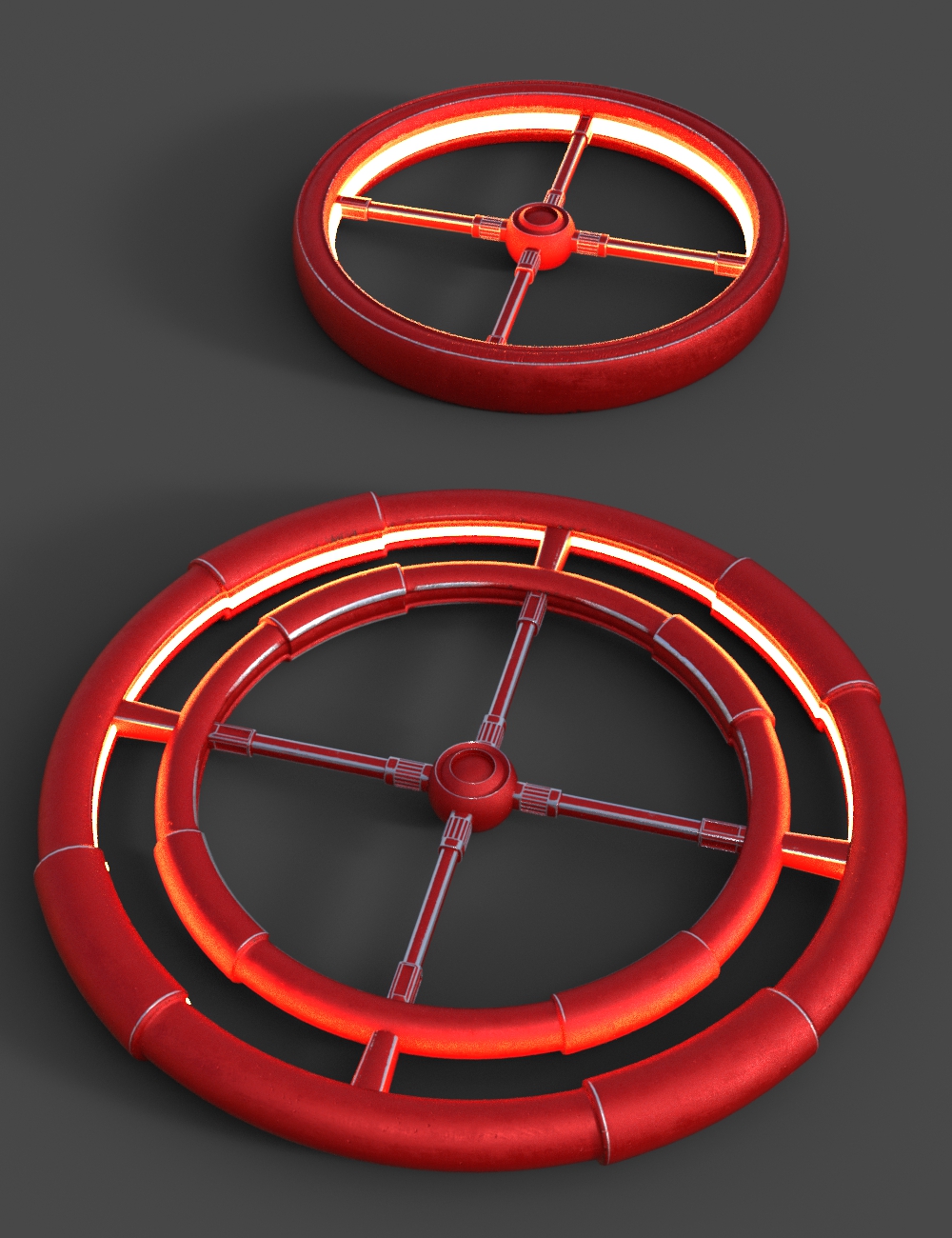 Modular Retro Starship Kit | Daz 3D