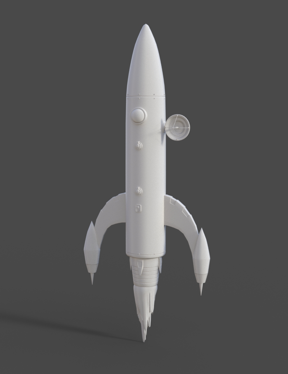 Modular Retro Starship Kit | Daz 3D