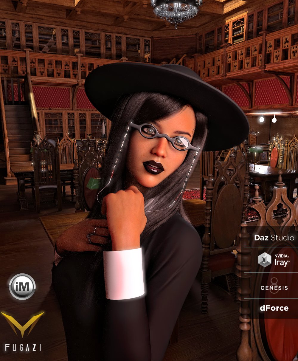 FG Gothic Library Bundle | Daz 3D
