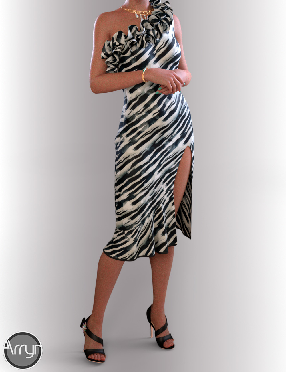 Dforce Evening Cocktail Dress Outfit For Genesis 8 Female S Daz 3d