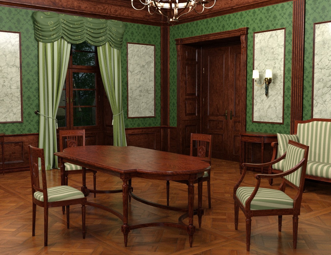 A Touch of Classicism Furniture | Daz 3D