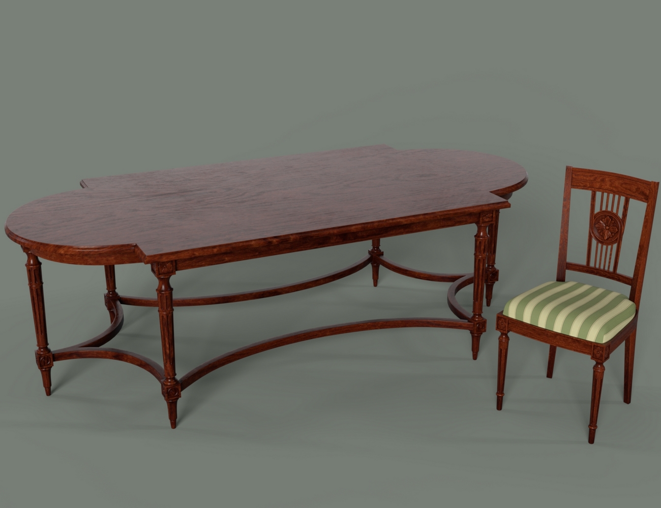 A Touch of Classicism Furniture | Daz 3D