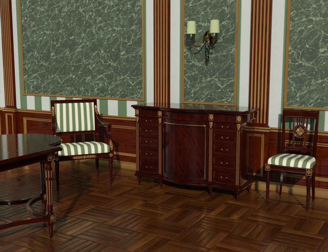 A Touch of Classicism Furniture Textures | Daz 3D