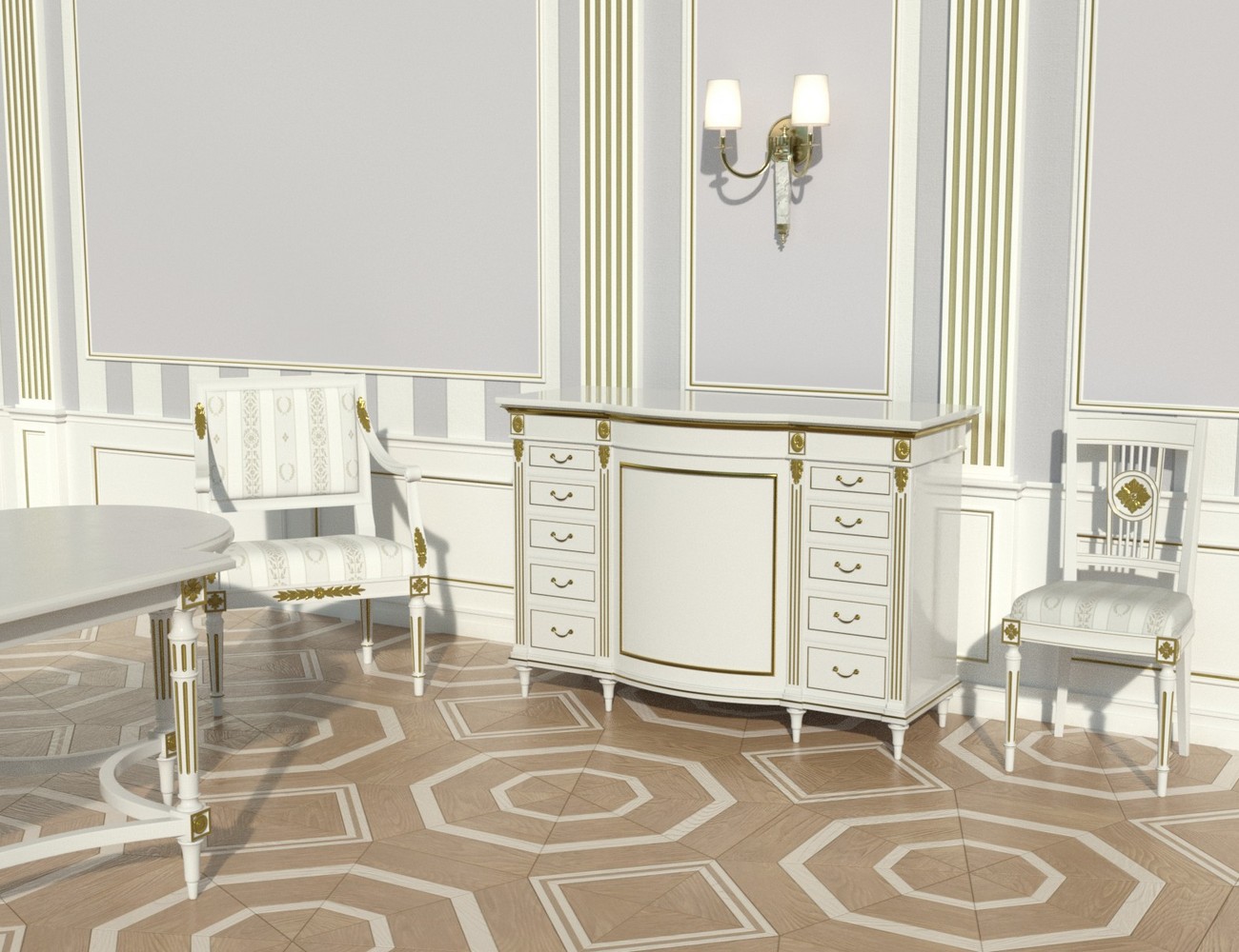 A Touch of Classicism Furniture Textures | Daz 3D