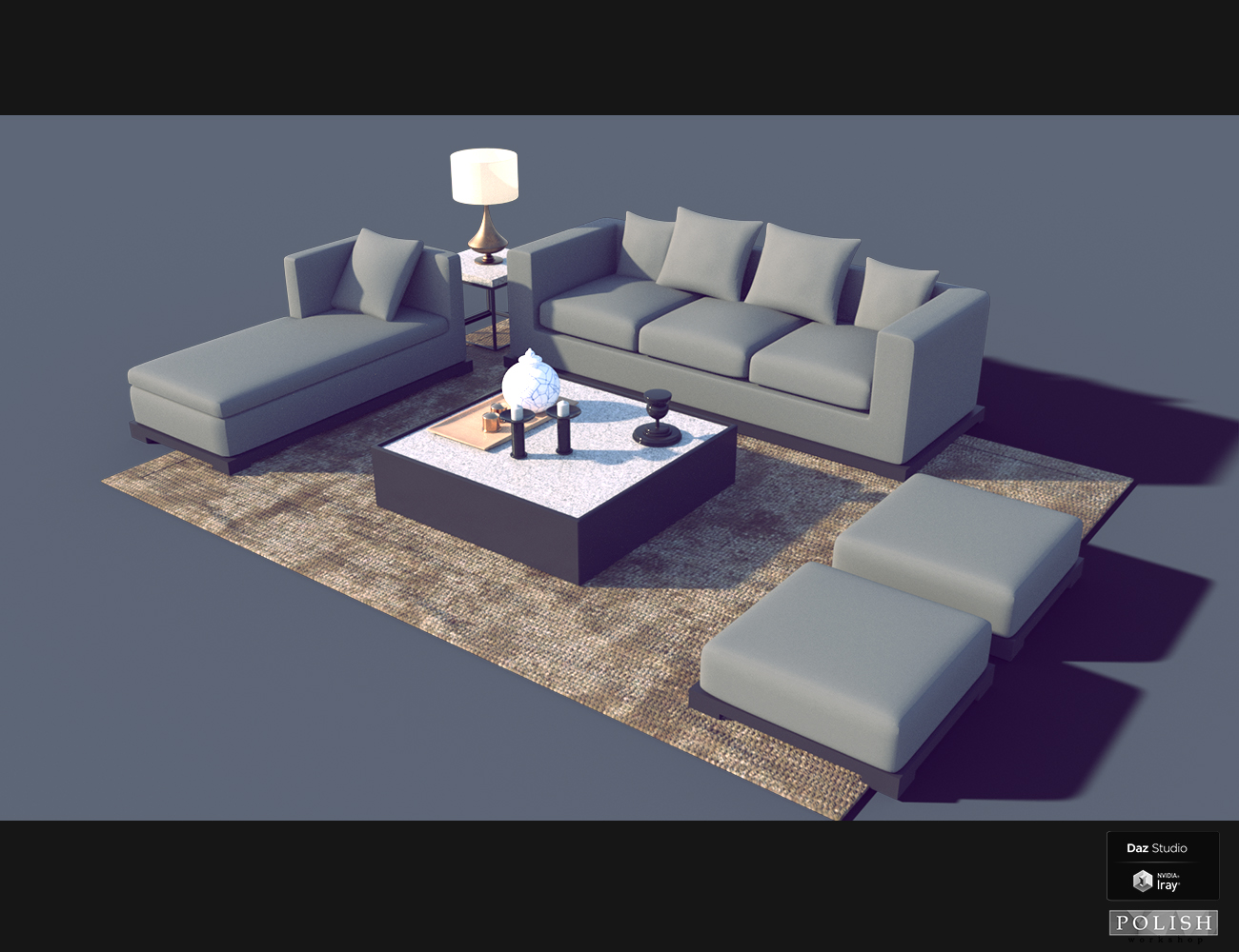 Interior Furniture 03 | Daz 3D
