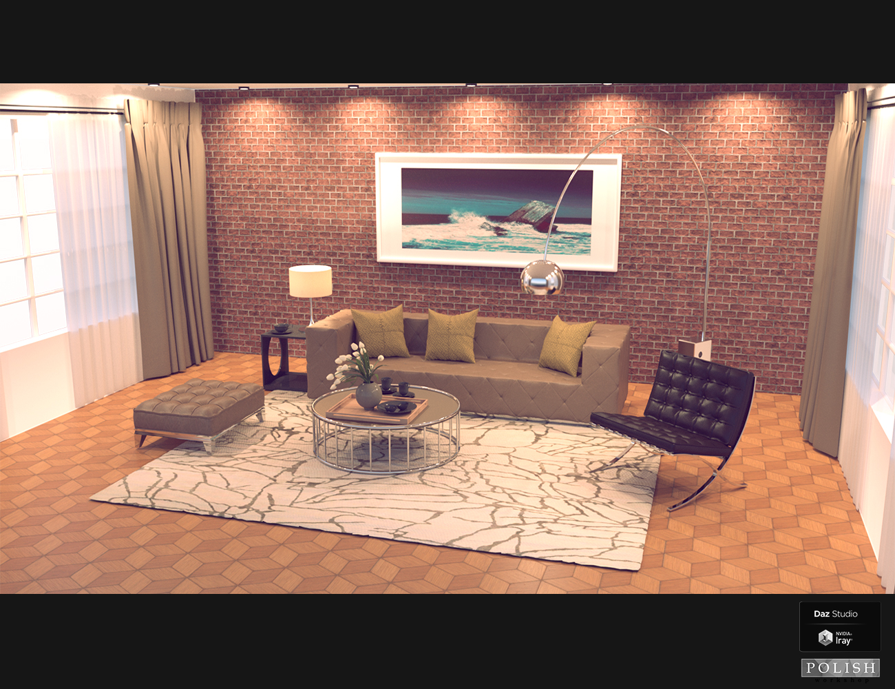 Interior Furniture Bundle 01 | Daz 3D