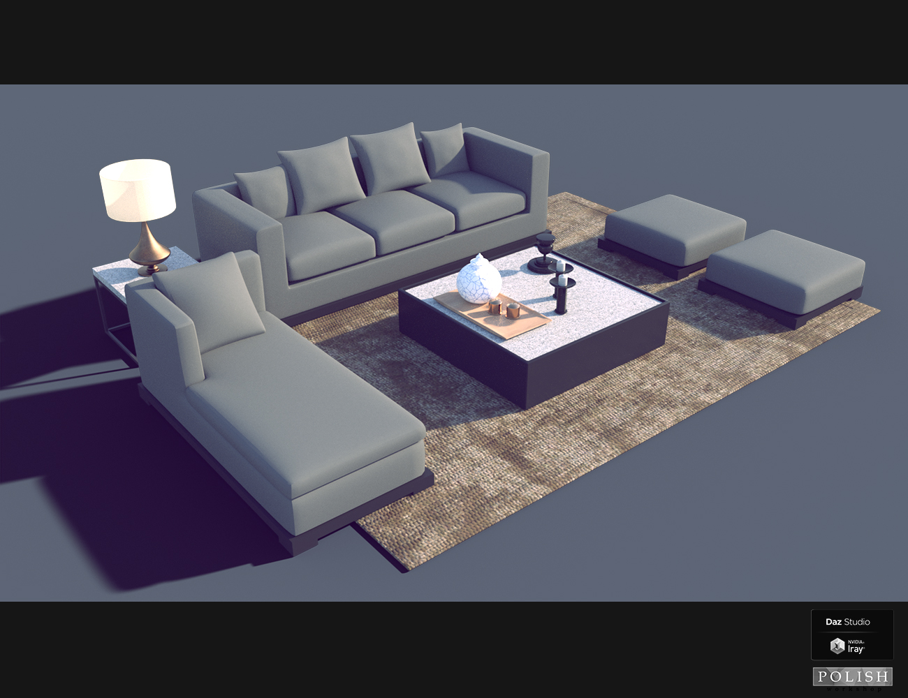 Interior Furniture Bundle 01 | Daz 3D