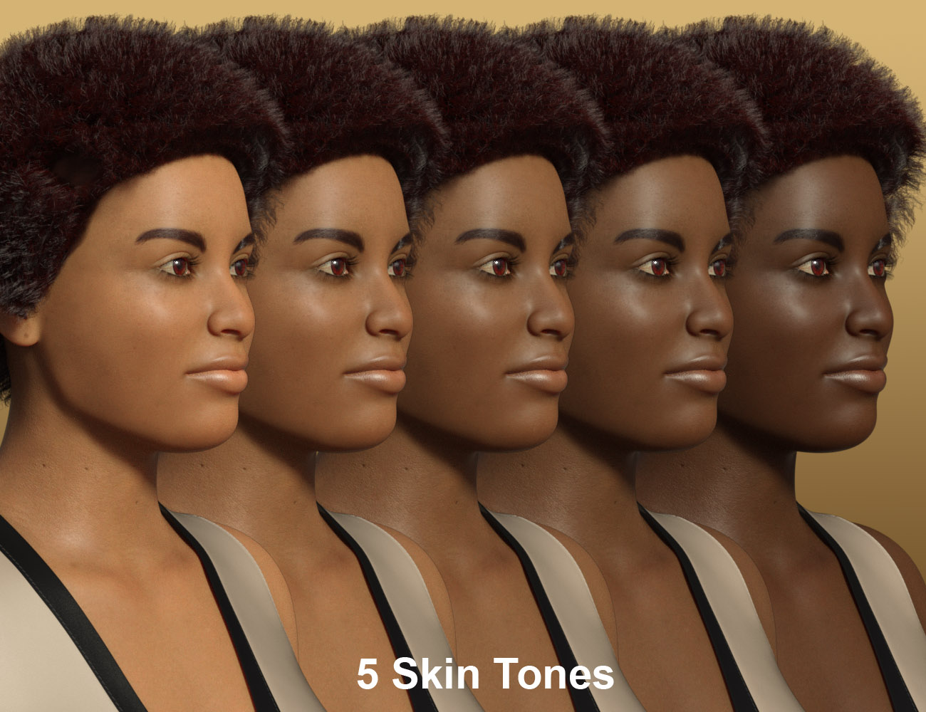 Faces of the World - Africa for Genesis 8 Female | Daz 3D