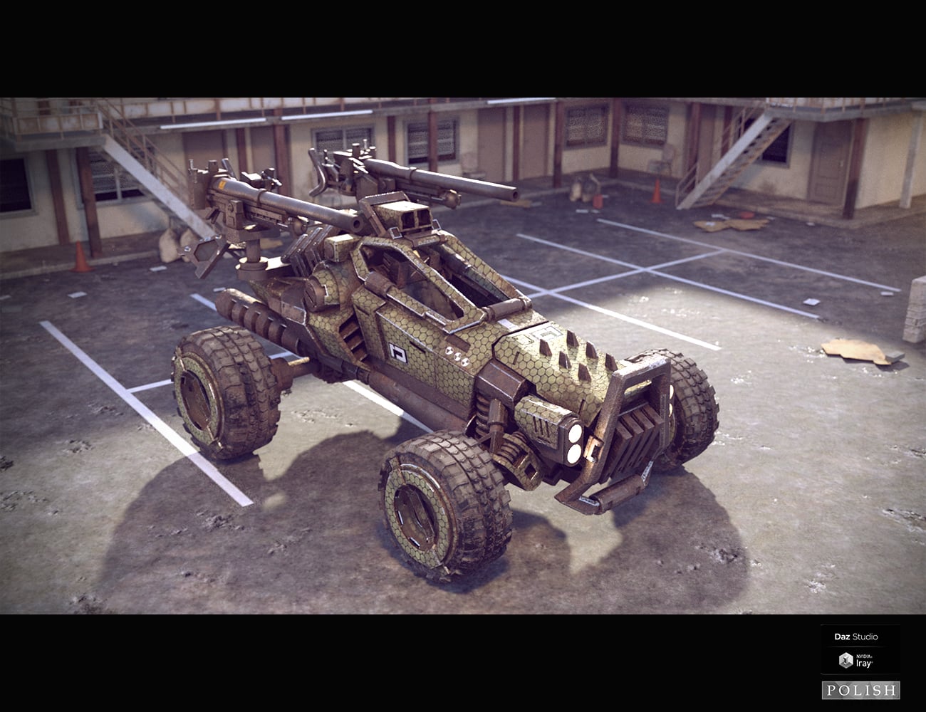 Desert Buggy Vehicle Bundle | Daz 3D
