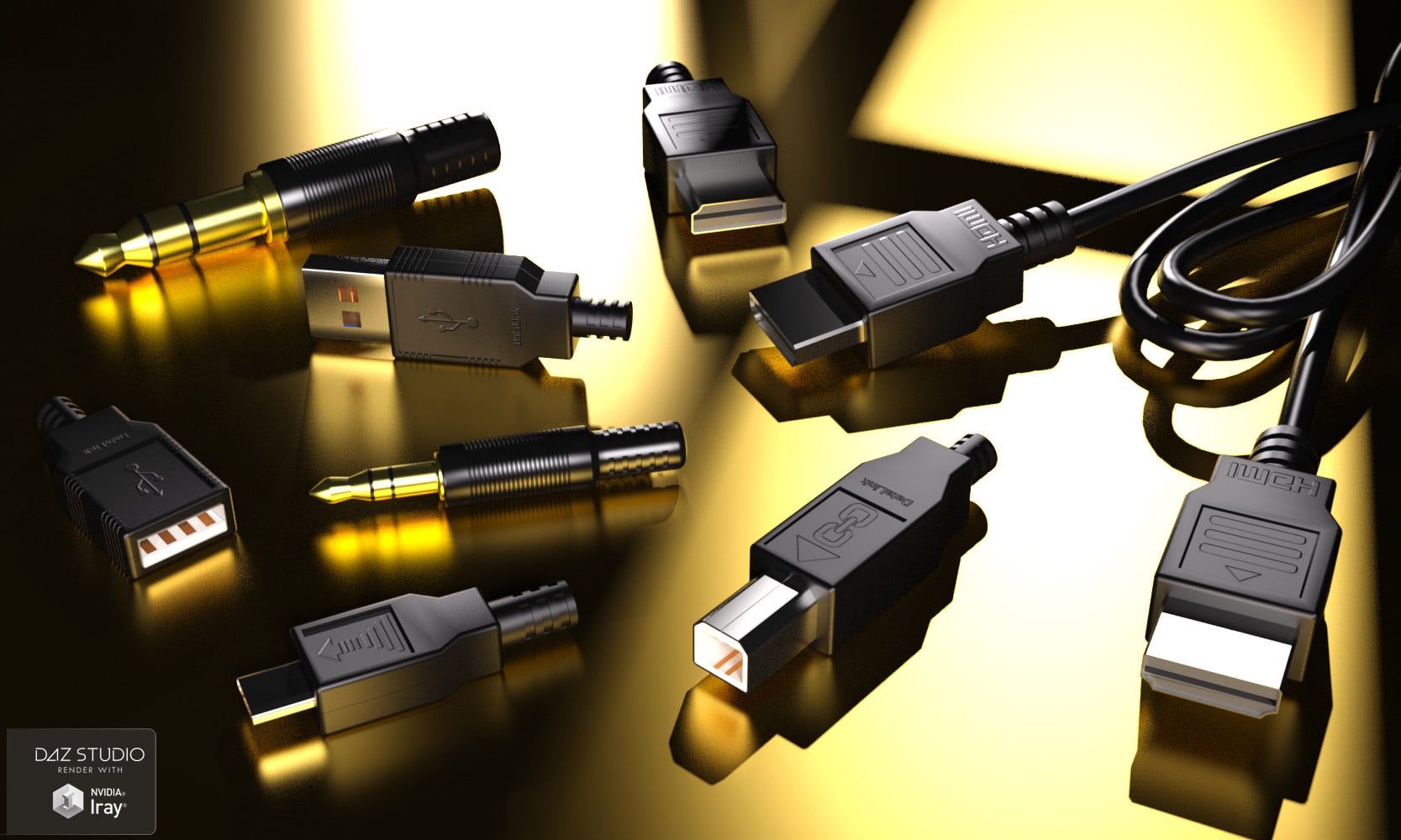 Everyday Cables | Daz 3D
