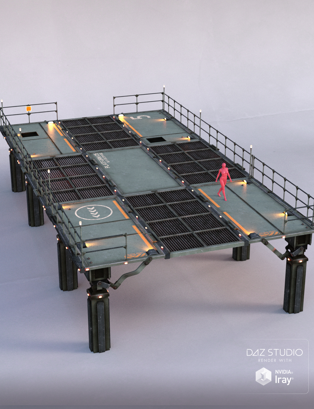 Aeridian Final Battle Modular Arena | Daz 3D