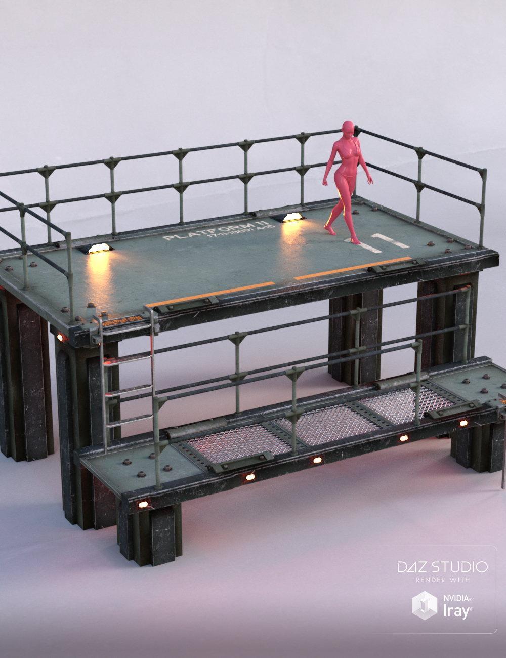 Aeridian Final Battle Modular Arena | Daz 3D