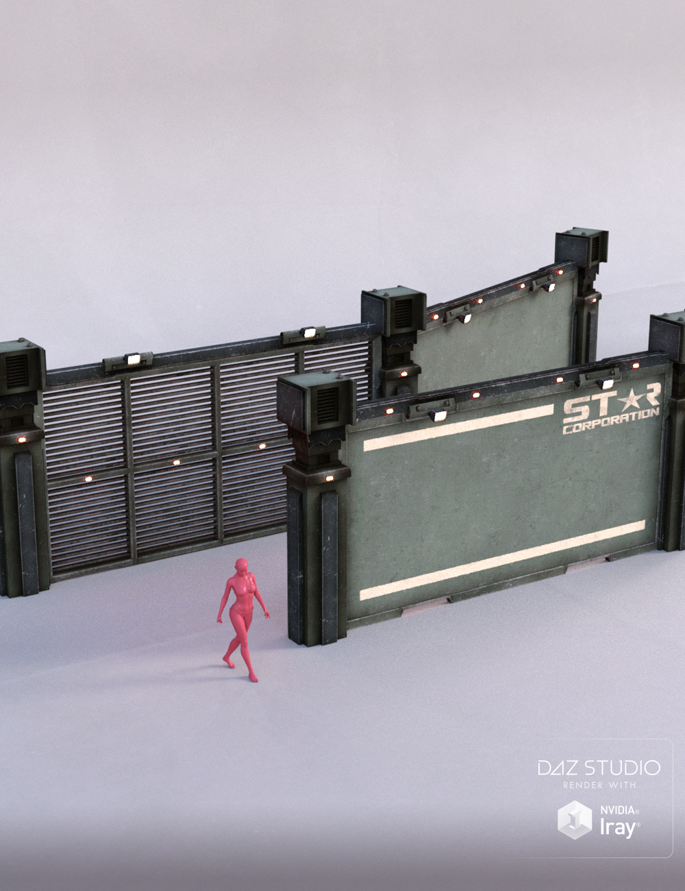 Aeridian Final Battle Modular Arena | Daz 3D