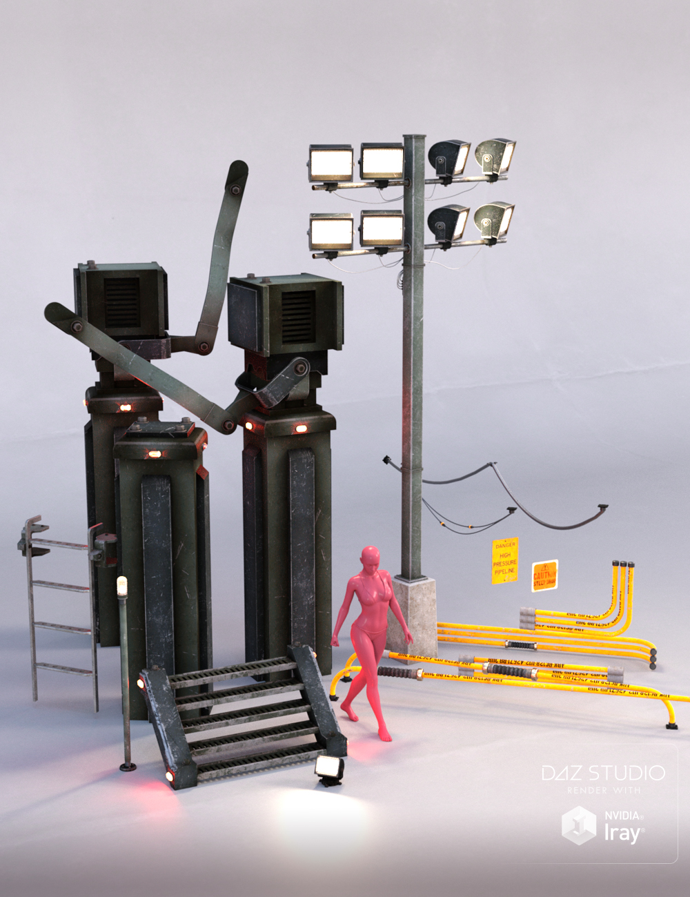 Aeridian Final Battle Modular Arena | Daz 3D